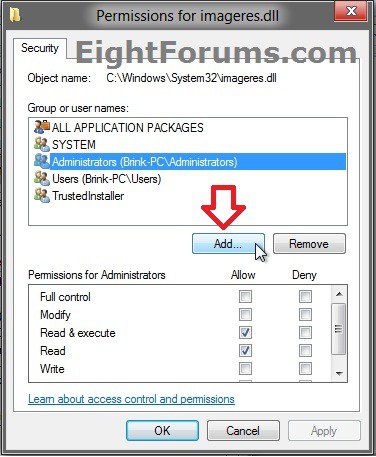 Permissions - Allow or Deny Access to Users and Groups in Windows 8 | Windows 8 Help Forums