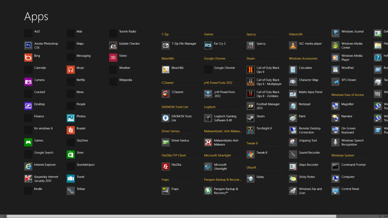 Windows 8 Desktop Icons Pack