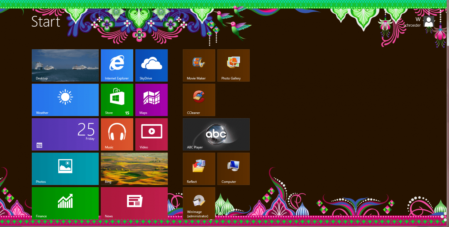 Solved - Changing background on start page | Windows 8 Help Forums