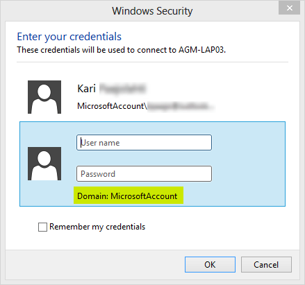 Solved - How to remote connect to a local account? | Windows 8 Help Forums