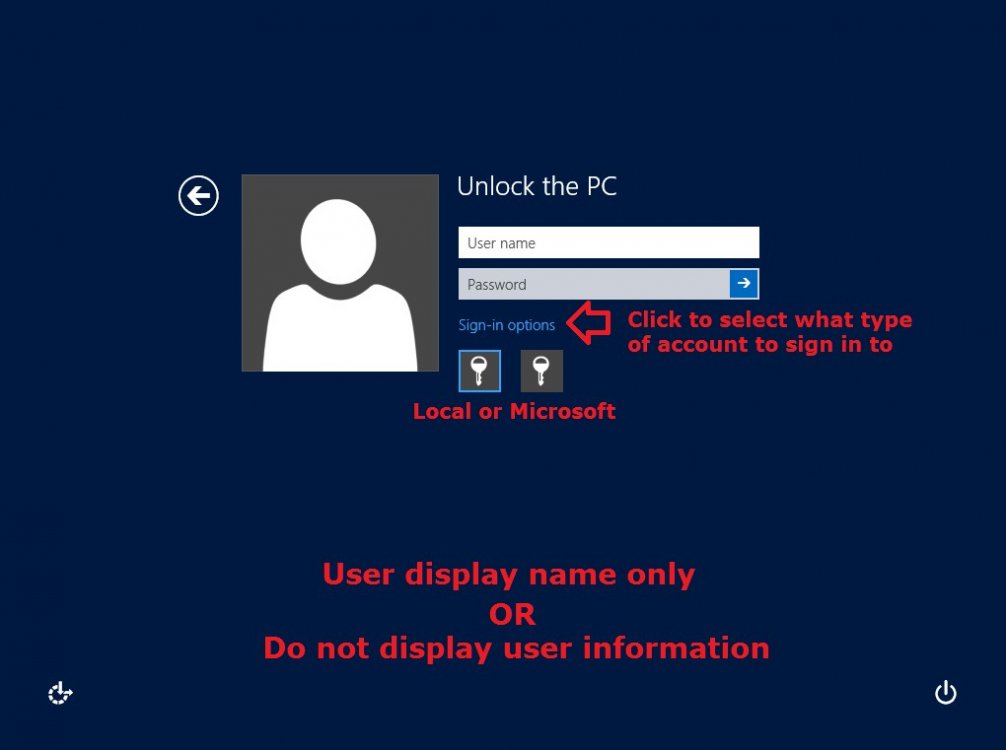 Lock Screen - Sign in with User Name and Password | Windows 8 Help Forums