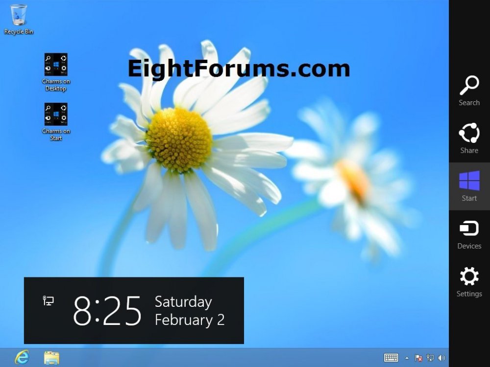 Charms Bar Shortcut - Create in Windows 8 | Windows 8 Help Forums