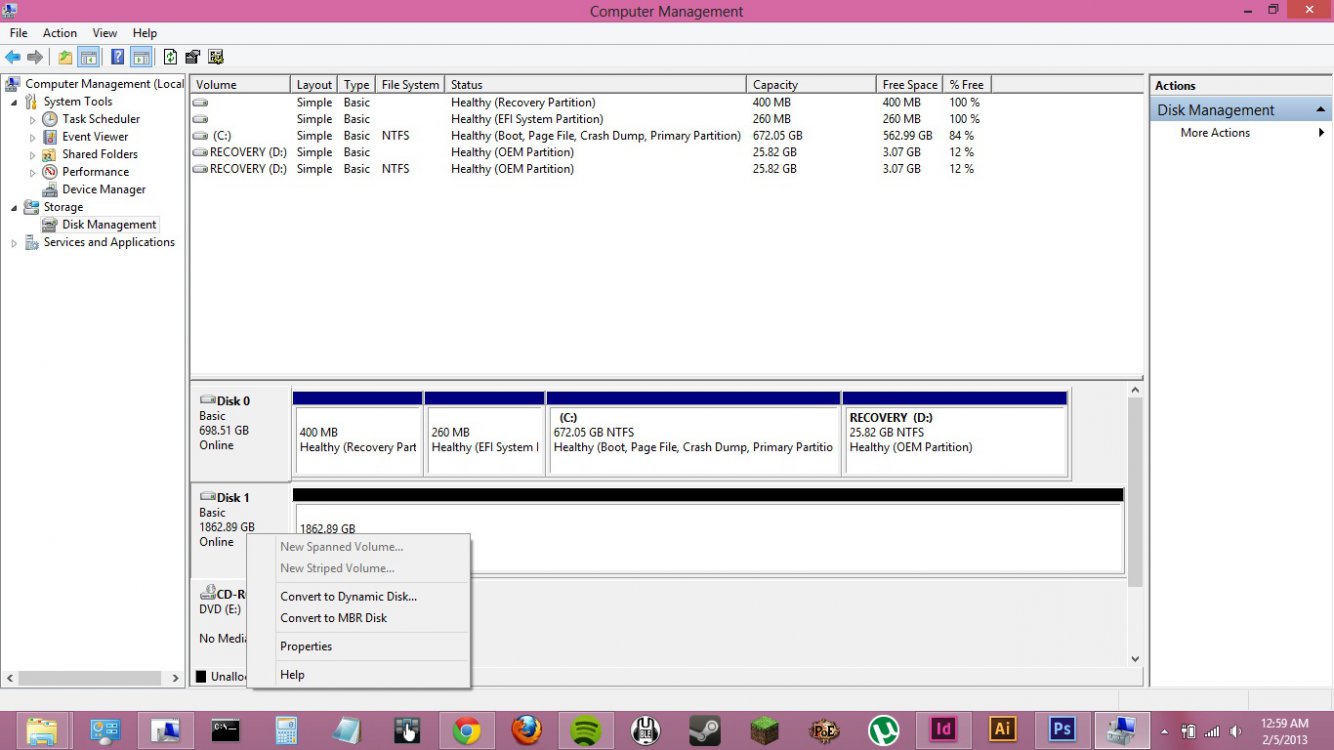 Fantom drive not recognized, but shows up in devices | Windows 8 Help ...