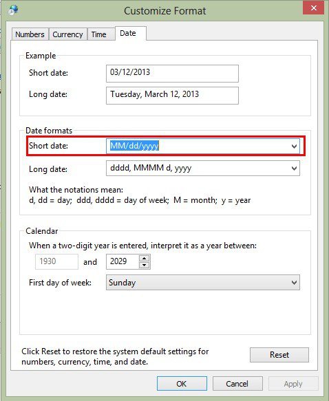 Solved - Change the format of Date Modified in Explorer | Windows 8 ...