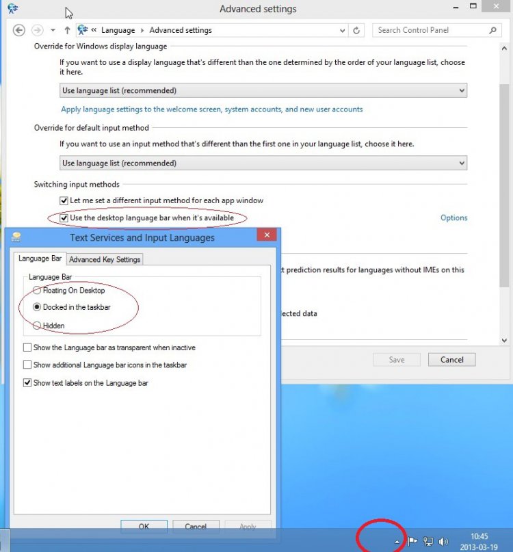 Language bar in windows 8 | Windows 8 Help Forums