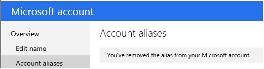 Microsoft Account Aliases - Add or Remove | Windows 8 Help Forums