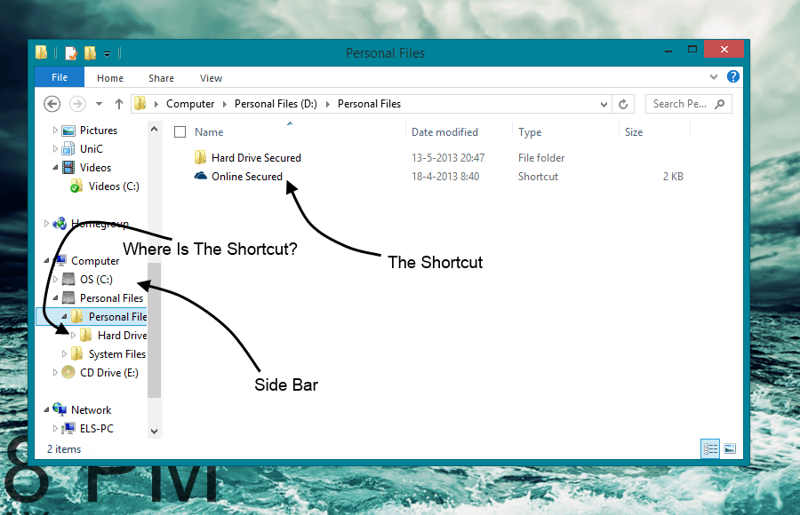 How Do I Make Shortcuts Appear In Windows Explorer Sidebar Windows 8 Help Forums