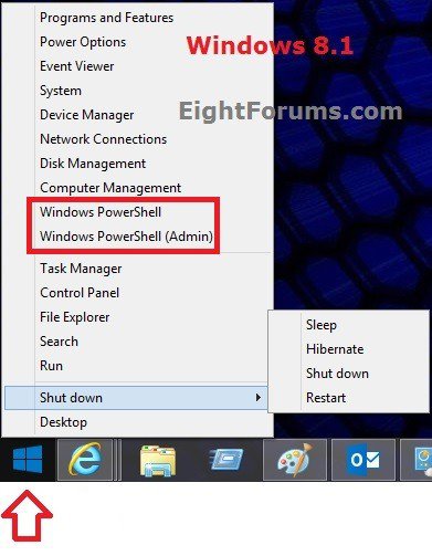 Power User Tasks Menu - Show Command Prompt or PowerShell | Windows 8 ...