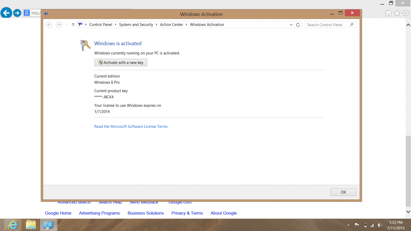 Your license to use windows expires on: | Windows 8 Help Forums