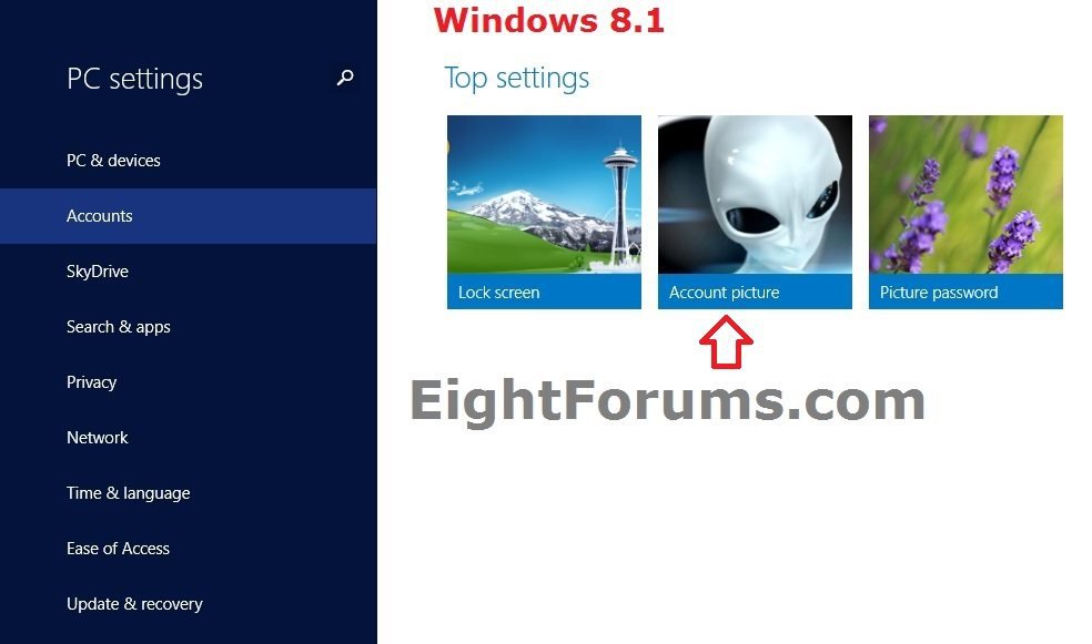User Account Picture - Change in Windows 8 | Windows 8 Help Forums