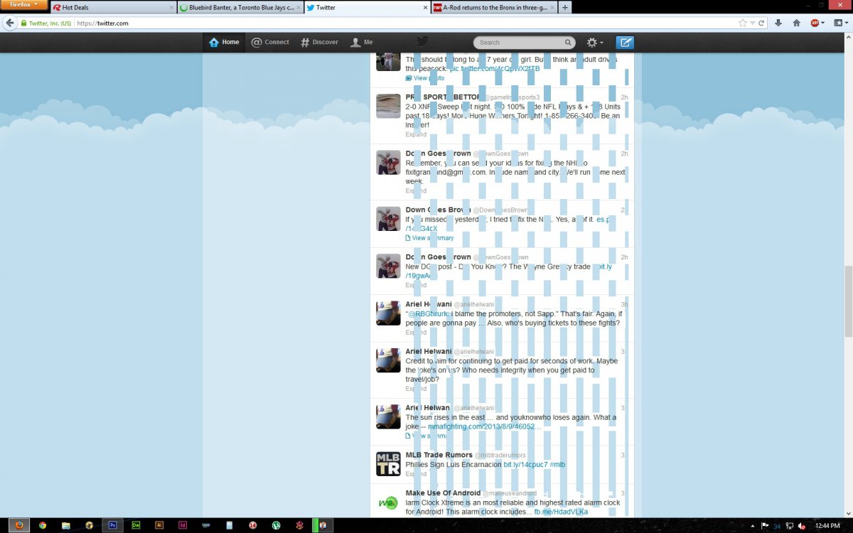 Random Rectangles scattered on some screens. | Windows 8 Help Forums