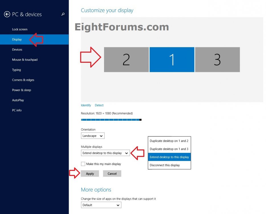 Second Screen - Duplicate, Extend, or Switch Display in Windows 8 | Windows 8 Help Forums