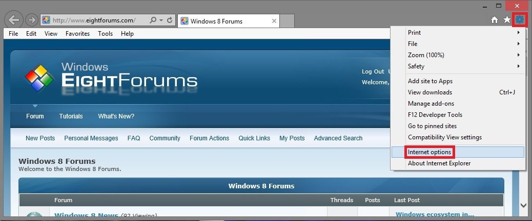 Internet Explorer Enhanced Protected Mode - Turn On or Off | Windows 8 ...