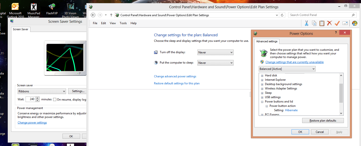 Display won't turn back on after automatically turning off | Windows 8 ...