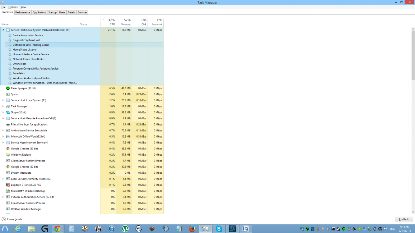 Really high CPU usage | Windows 8 Help Forums
