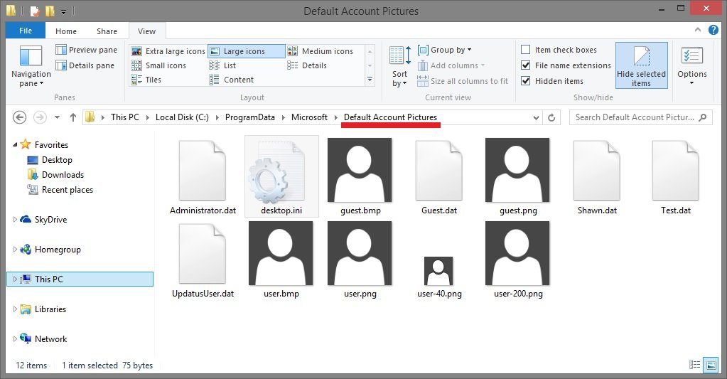 Solved - return to default account picture in 8.1 | Windows 8 Help Forums