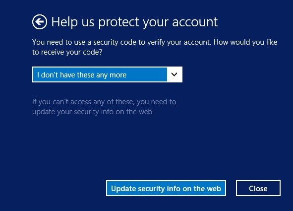 Microsoft Account Recovery Code - Set up or Replace | Windows 8 Help Forums
