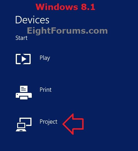 Second Screen - Duplicate, Extend, or Switch Display in Windows 8 | Windows 8 Help Forums