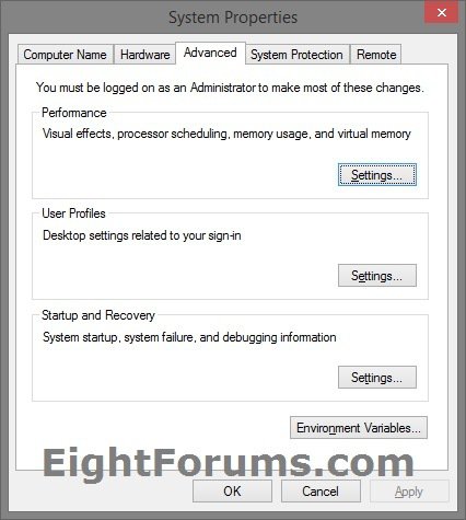 Advanced System Properties - Add to "This PC" Context Menu | Windows 8 Help Forums