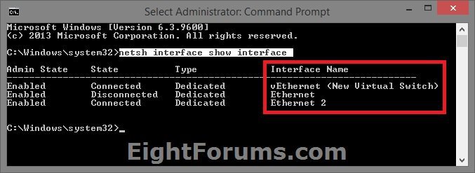 Network Adapter (NIC) - Enable or Disable in Windows | Windows 8 Help ...