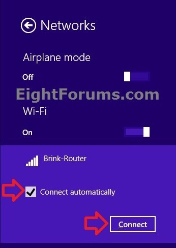 Wireless Network - Connect To or Disconnect in Windows 8 | Windows 8 Help Forums