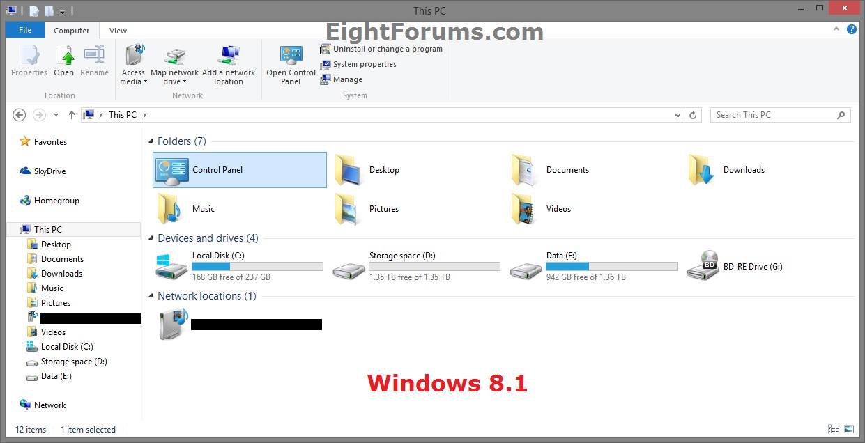 Control Panel - Add or Remove from This PC in Windows 8.1 | Windows 8 ...
