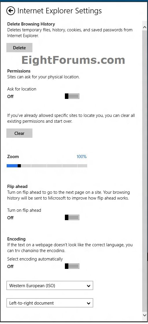Internet Options - Open in Windows 8 | Windows 8 Help Forums