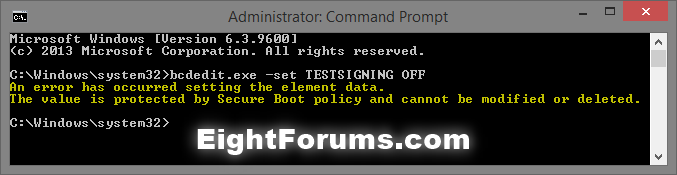 “Test Mode Windows 8.1 Build 9600" Watermark - Remove | Windows 8 Help ...