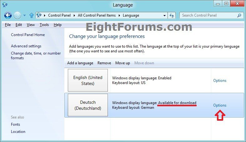 Language Pack - Install or Uninstall in Windows 8 | Windows 8 Help Forums