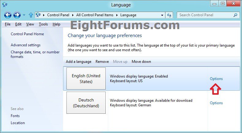 Input Methods - Add or Remove for Keyboard Layout in Windows 8 ...