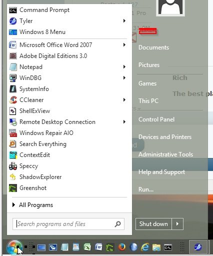 Where is the recently opened programs list in Windows 8.1? | Windows 8 ...