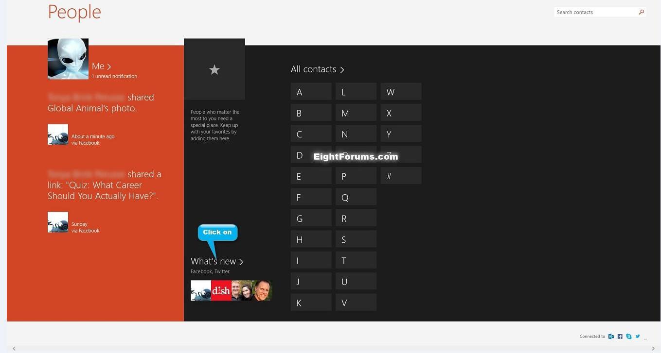 People App - Filter What's new Updates in Windows 8 | Windows 8 Help Forums