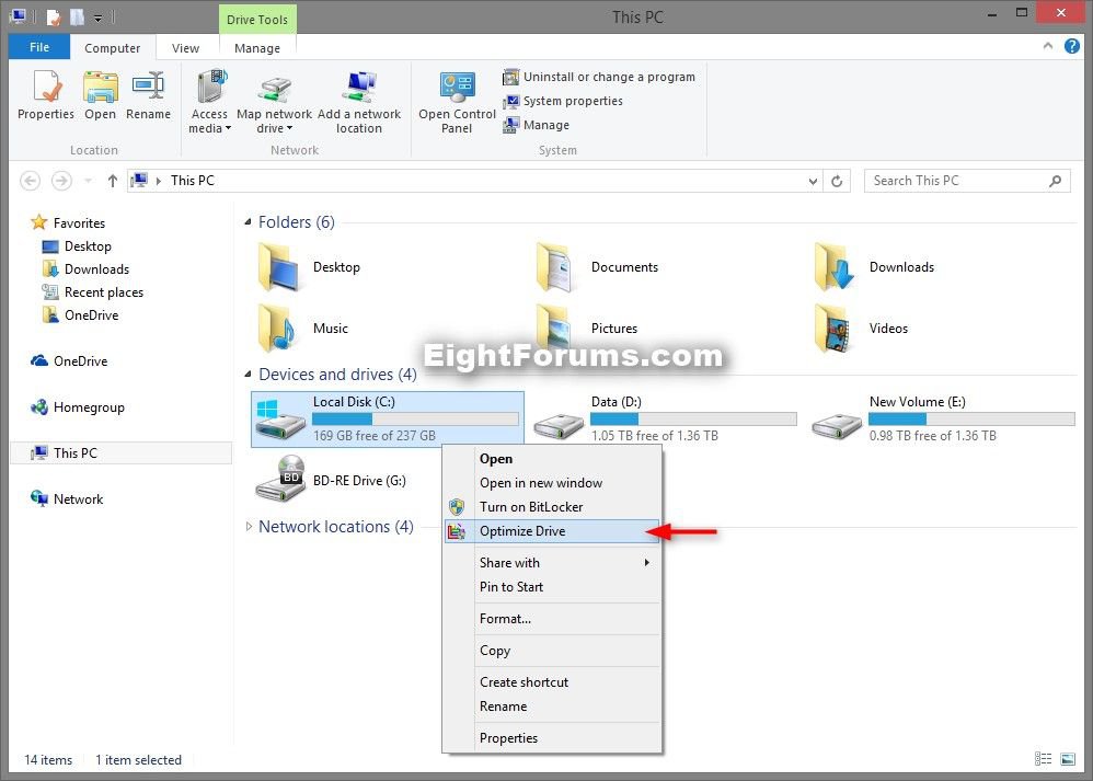 Optimize Drive - Add to Context Menu in Windows 8 | Windows 8 Help Forums