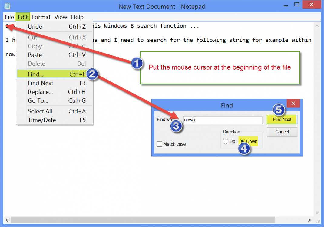 How to search within text files for special characters? | Windows 8 ...