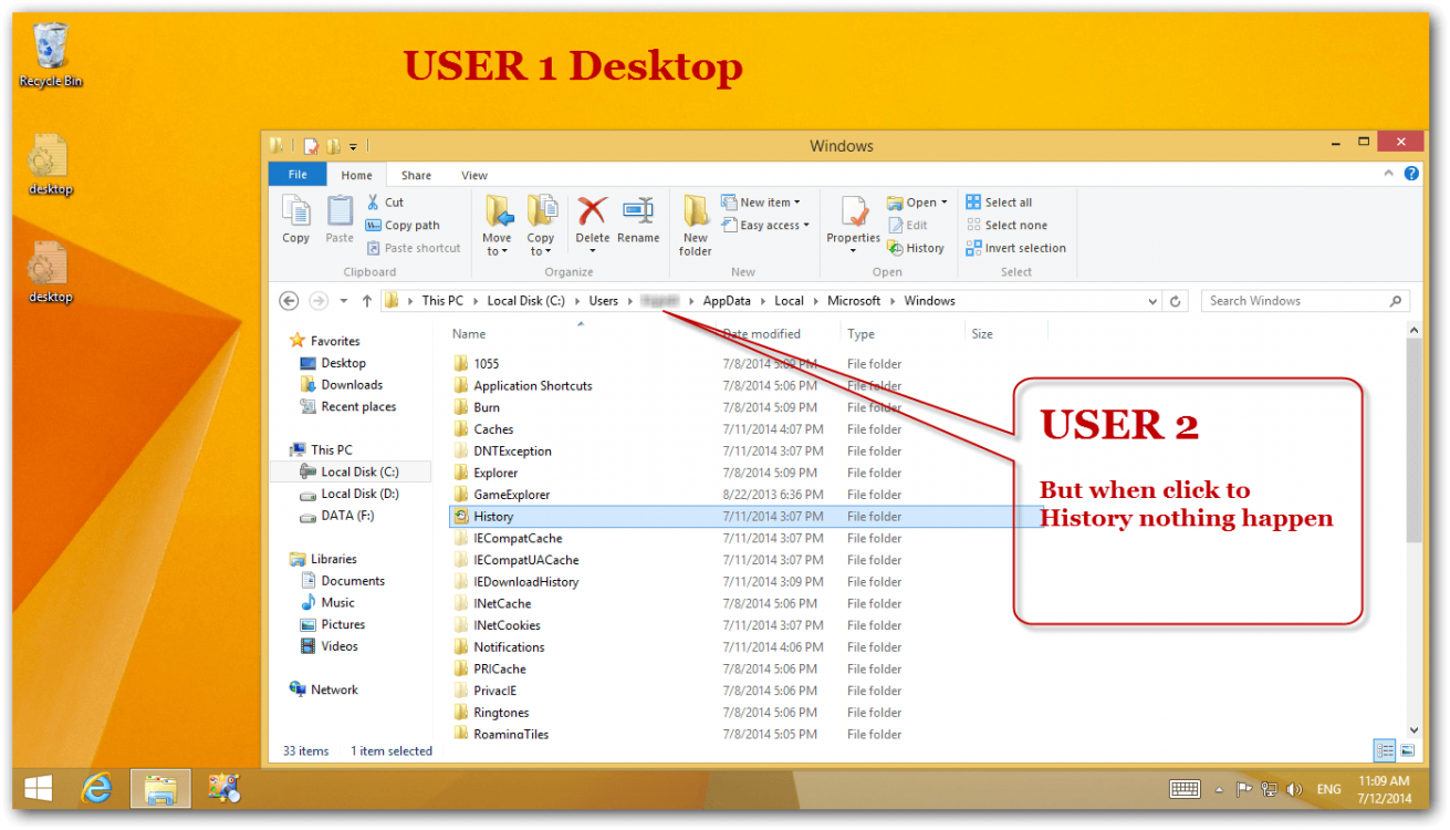Internet Explorer History - View | Windows 8 Help Forums