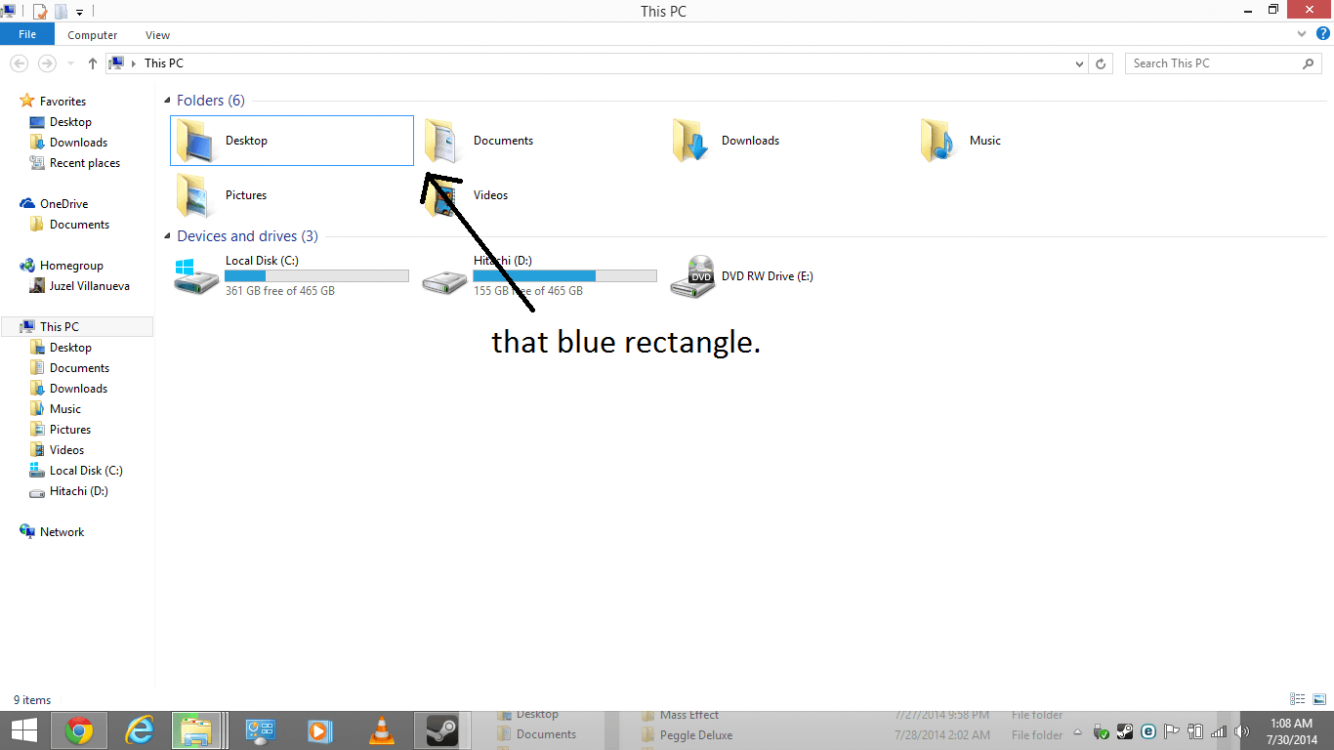 How to remove blue rectangle focus | Windows 8 Help Forums