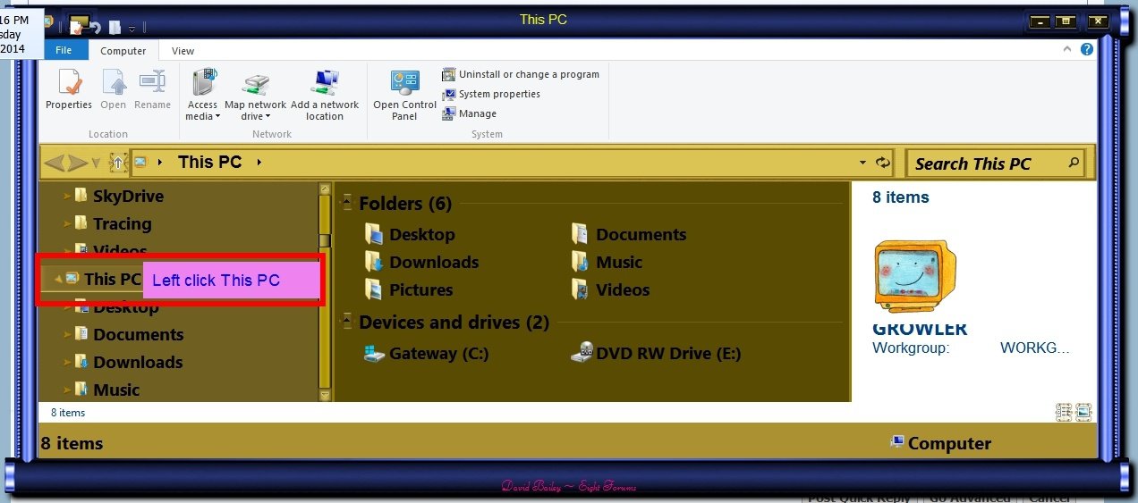 How to remove blue rectangle focus | Windows 8 Help Forums