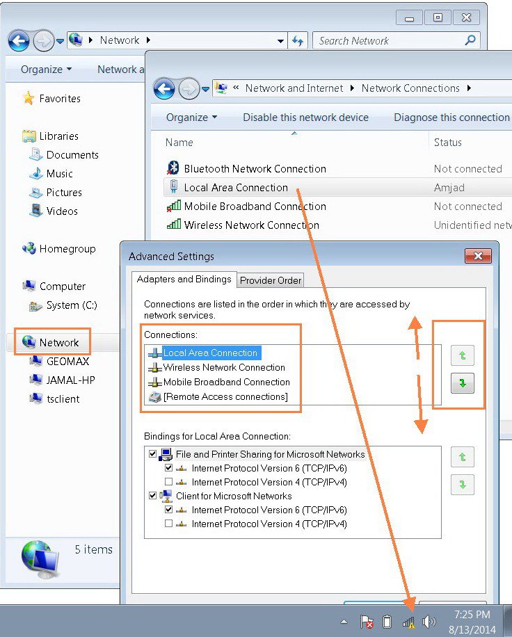 Solved - In laptops: how to decide to receive internet connection ...