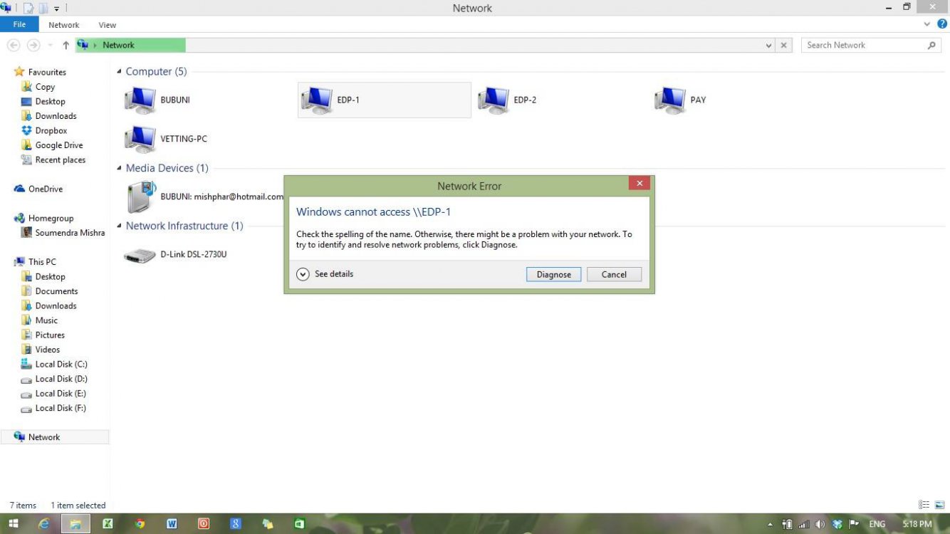 Network path not found windows 8.1 problem | Windows 8 Help Forums Network path not found windows 8.1 problem | Windows 8 Help Forums
