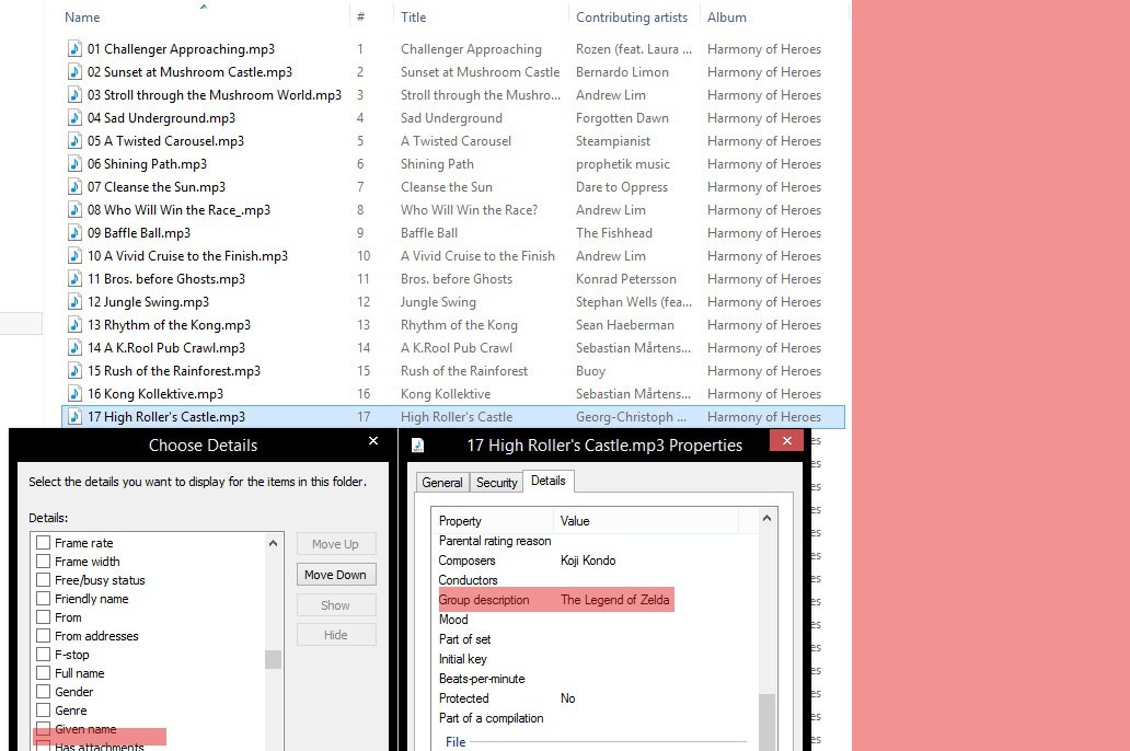 Add "Group Description" to a detail to display in a Folder | Windows 8 ...