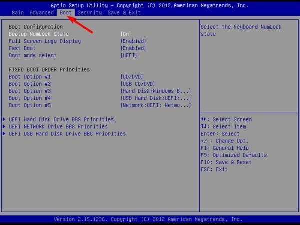 Solved - I always like to set the boot order on a new computer ...