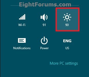 Screen Brightness - Adjust in Windows 8 | Windows 8 Help Forums