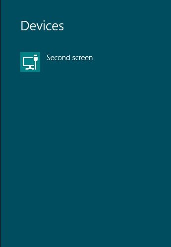 Second Screen - Duplicate, Extend, or Switch Display in Windows 8 ...