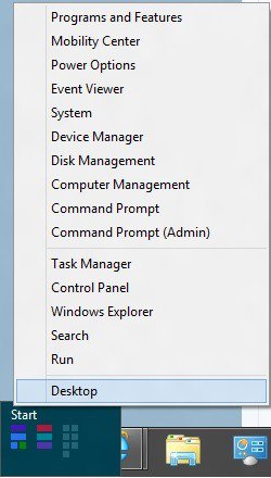 Power User Tasks Menu (Win + X) - Edit in Windows 8 | Windows 8 Help Forums