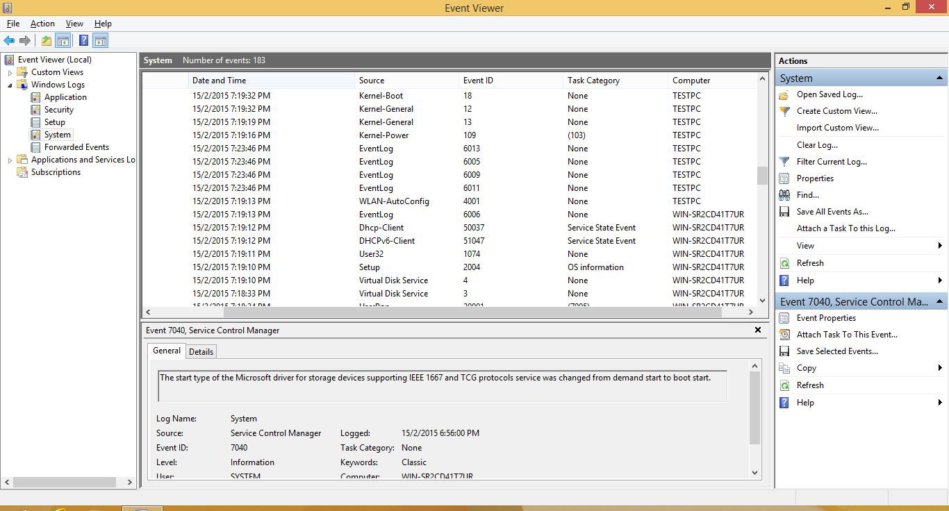 Sysprep generalize not clearing logs | Windows 8 Help Forums