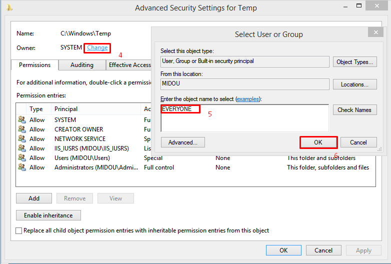 How To Get Access To C Windows Temp Folder In Windows 8 Windows 8 Help Forums