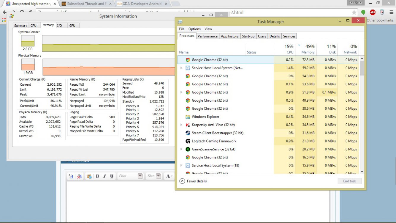Unexpected high memory usage | Windows 8 Help Forums