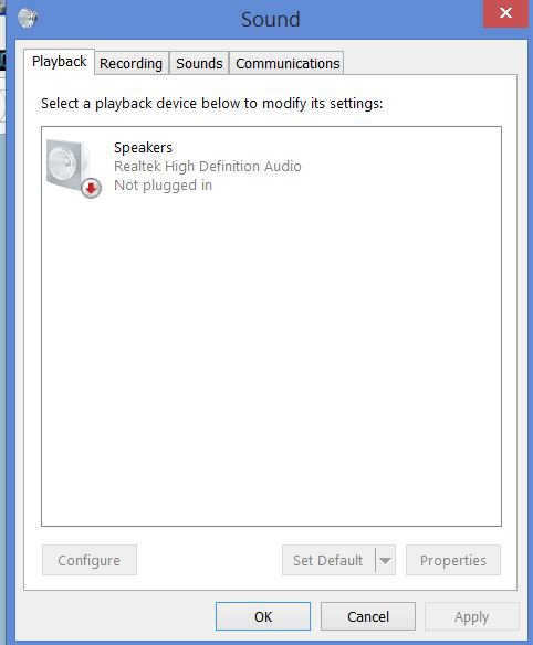 Solved - Suddenly no more Audio over HDMI | Windows 8 Help Forums