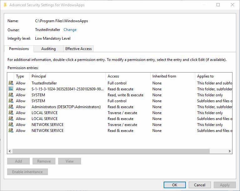 How to remove access to the 'windowsapps' folder | Windows 8 Help Forums