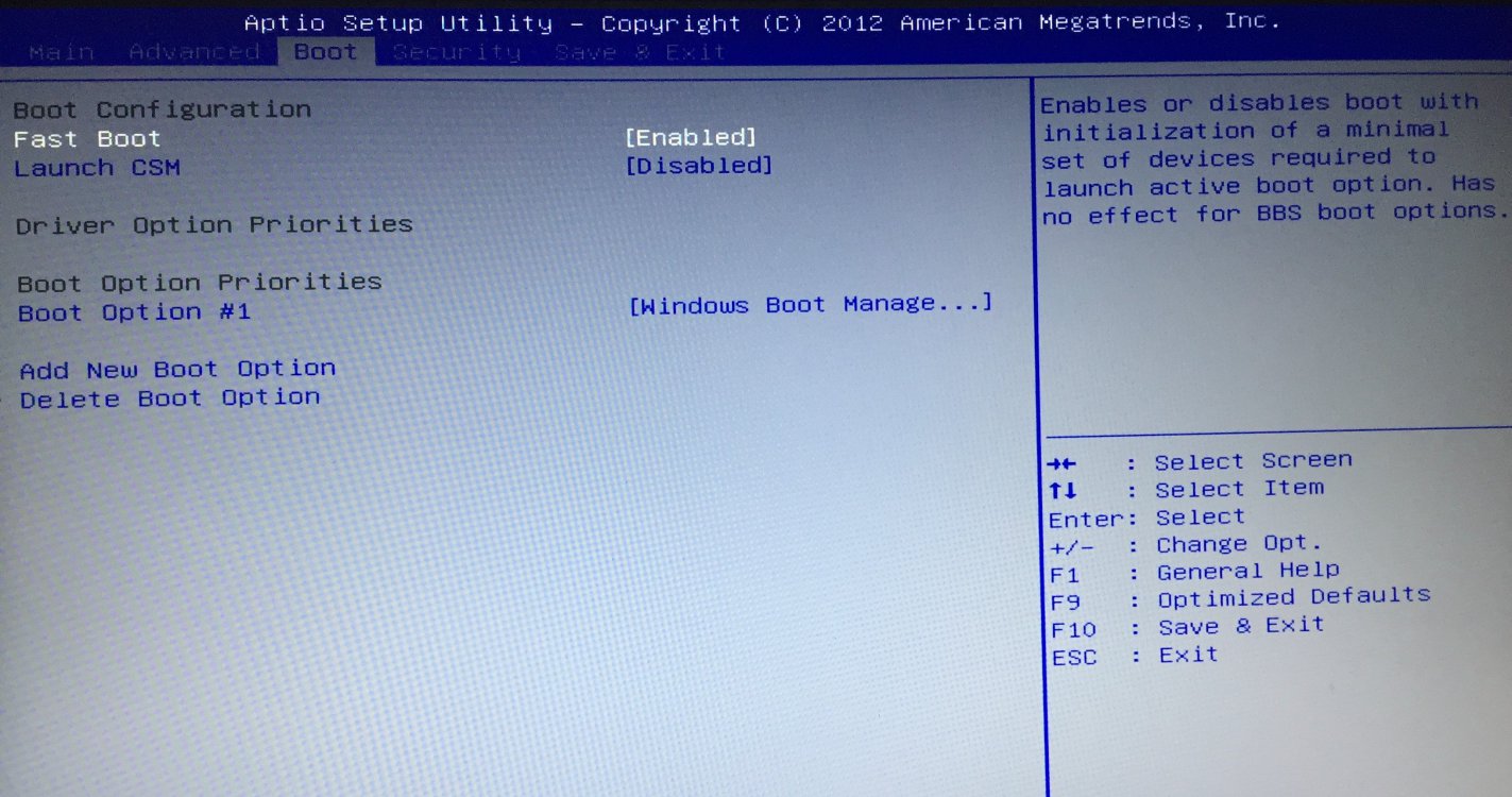 Solved - BIOS Boot Options Missing | Windows 8 Help Forums